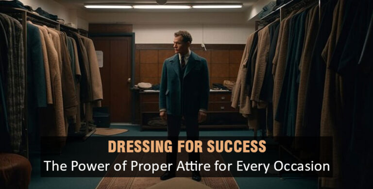 Dressing for Success: The Power of Proper Attire for Every Occasion