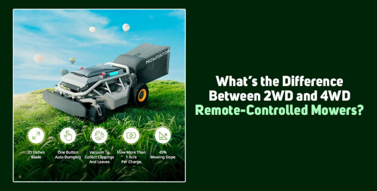 Choosing Between 2WD and 4WD Remote-Controlled Mowers