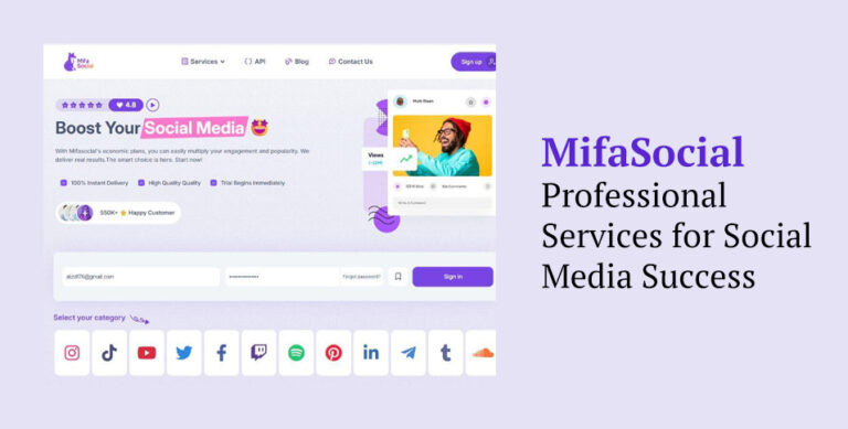 MifaSocial – Professional Services for Social Media Success